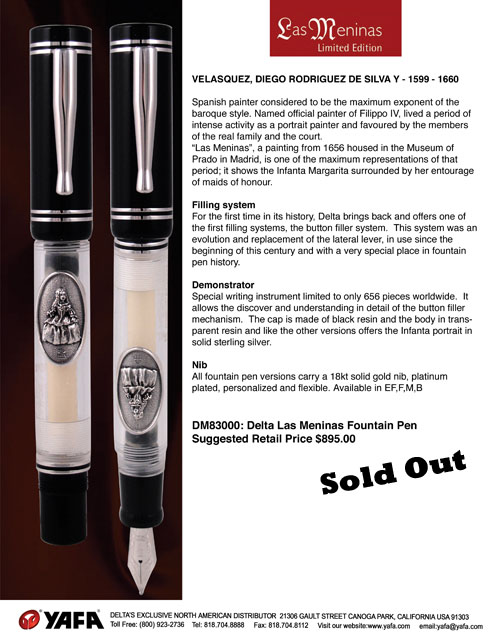 Yafa Pen Co. 1-800-YAFA-PEN. Manufacturers of fine writing instruments ...